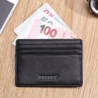 China Customized Genuine Leather Card Holders Fashion Credit Card Wallet 405 Model for sale