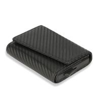 China RFID Blocking Genuine Leather Card Holders Stylish Customized Credit Card Wallet for sale
