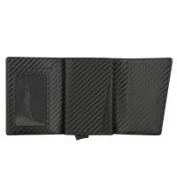 China RFID Blocking Genuine Leather Card Holders Stylish Customized Credit Card Wallet for sale