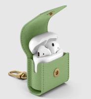 China Customized Caring Leather Earphone Pods Protective Case Earphone Cover Shockproof for sale
