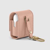 China Customized Caring Leather Earphone Pods Protective Case Earphone Cover Shockproof for sale