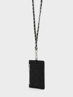 China Business PU Leather Card Holders With Lanyard Promotion Gift Customized Brand for sale