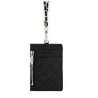 China Business PU Leather Card Holders With Lanyard Promotion Gift Customized Brand for sale