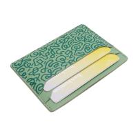 China 35mm PU Leather Card Holders RFID Blocking Credit Card Wallet Custom Design for sale