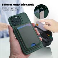 China Custom Color PU Leather Card Holders Leather Phone Case With Stand for sale
