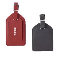 China Customizable PU Leather Passport Holders Luxury Style Travel Luggage Tag Sets for sale