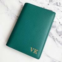 China OEM Brand Personalised Unisex Leather Passport Cover With Card Slots Travel Accessories for sale