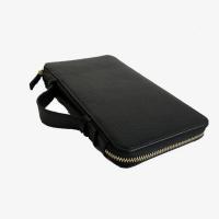 China Portable Pebble Leather Passport Holders Travel Document Wallet Custom Logo CE REACH for sale