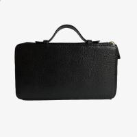 China Portable Pebble Leather Passport Holders Travel Document Wallet Custom Logo CE REACH for sale
