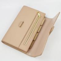 China OEM PU Saffiano Leather Monogrammed Passport Case Travel Long Wallet Collection Kits for sale