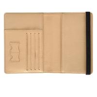 China Custom Brand PU Leather Passport Holders RFID Blocking Wallet Case With Card Slots for sale