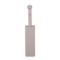 China PU Leather Luggage Tags Water Resistant Name ID Label Luggage Tag Identifier Custom Logo for sale