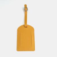 China Faux Leather Baggage Luggage Tag Flip Flop Travel Airline Luggage Tag Waterproof for sale