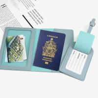China Faux Leather Baggage Luggage Tag Flip Flop Travel Airline Luggage Tag Waterproof for sale