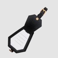 China Fashionable PU Leather Suitcase Bag Luggage Label Tag Custom Branded Daily Travel Use for sale
