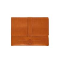 China Magnetic Closure PU Leather Tablet Sleeve Business Office Multi Pocket Organizer Case for sale