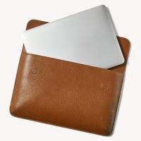 China Custom Logo PU Leather Laptop Sleeve Slim Protective 13 Inch Notebook Case for sale