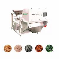 China Crawler Belt Color Sorter , 5kw Dry and wet Shrimp Sorting Machine for sale