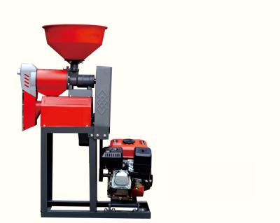 China Steel Frame Mini Butterfly Rice Milling Machine 78*40*109cm for sale