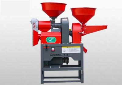 China Steel Structure Combined Rice Milling Machine With 2.2kw Pure Copper Motor for sale