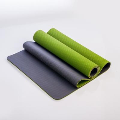 China TPE Two tone yoga mats/Dobule Color yoga mat for sale