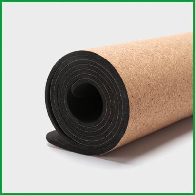 China Patterned Cork yoga mat Superior Grip，Slip Resistant Cork Yoga Mat, Fitness Mat，Comfortable for sale