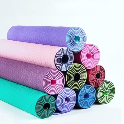 China Environmentally Friendly Yoga Mats/ Harmless Thermoplastic Elastomer, Comfortable Non Toxic Fitness Mat/ for sale