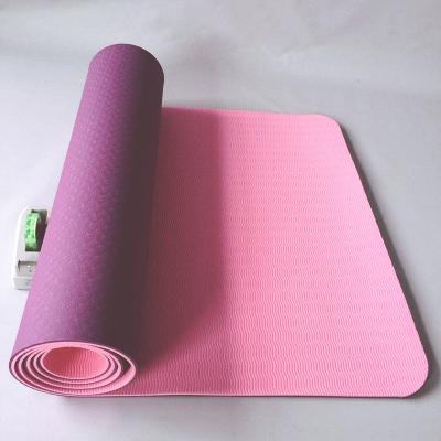 China Environmentally Friendly Yoga Mats/ Harmless Thermoplastic Elastomer, Comfortable Non Toxic Fitness Mat/Gym Mat purple for sale