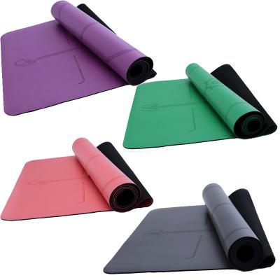 China Natural Rubber Yoga Mat/Exercise Mats, Non toxic Rubber Gym Excercise Fitness Mat for sale