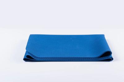 China Natural Rubber Yoga Mat, Ultra-Thin foldable Mat, Non-slip Portable Yoga Blanket Travel Pad,Hot Yoga Mat-Blue for sale