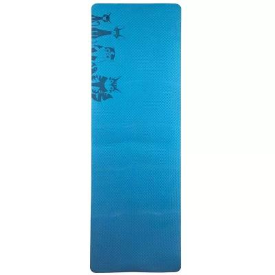 China Dual Color TPE Yoga Mats, Environmentally friendly mat, Soft Anti Slip Sports Fitness, Exercise, Pilates Mat 6mm for sale