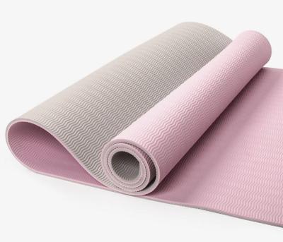 China Eco Friendly Yoga Mats/ Harmless Thermoplastic Elastomer, Comfortable Non Toxic Fitness Mat, TPE yoga mat for sale