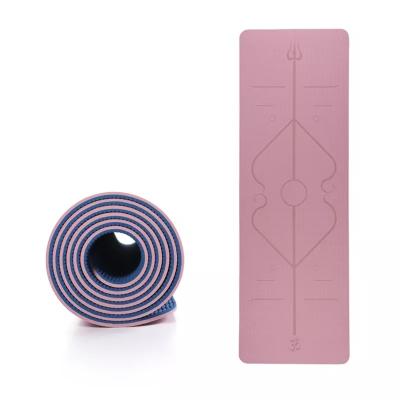 China 2020 TPE Yoga Mats, Environmentally friendly mat, Soft Anti Slip Sports Fitness, Exercise, Pilates Mat, Extra Grip for sale