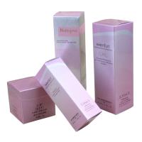 China Custom Luxury Cosmetic Paper Packing Hanger Color Box With Window Factory for sale