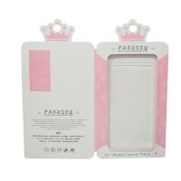 China Custom Printed Paper Packaging Lid Window Color Box For Phone Case for sale