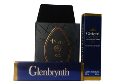 China Recycled Custom 350gsm Paper Packaging Boxes With Gold Hot Stamping Logo for sale