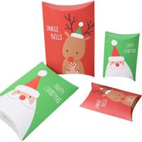 China Folded Paper Gift Boxes Packaging With Lids Paperboard Boxes For Christmas for sale