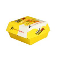 China Custom Printed Paper Hamburger Boxes Packaging Wholesale Manufacturer for sale