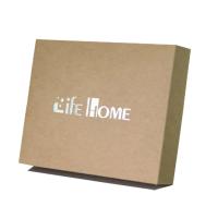 China Custom Brown Kraft Paper Drawer Boxes Packaging With PET Window Wholesale for sale