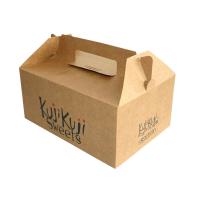 China Custom Foldable Paper Cupcake Boxes Wholesale With Paper Tray Inside Supplier for sale
