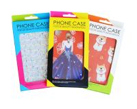 China Brown Kraft Paper Window Boxes Packaging With Hanger Hole For Phone Case for sale