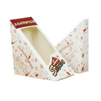 China Custom Printing Sandwich Paper Color Box Packaging With Window Manufacturer for sale