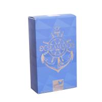 China Bespoke Luxury Cosmetic Paper Box Color Packing With Silver Stamping Logo for sale