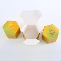 China Hexagon Holographic Paper Packaging Boxes Wholesale With Design Printing for sale