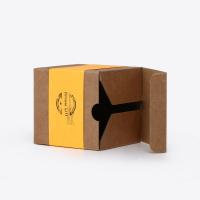 China Order Small Brown Kraft F Flute Corrugated Paperboard Boxes Packaging For Sale for sale