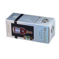 China Order F-Flute Corrugated Paper Wine Gift Box With Gold Foil Stamping Logo for sale