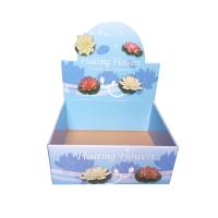 China Custom Cheap Corrugated Paperboard Counter Display Boxes Printing Supplier for sale
