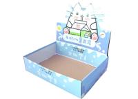 China Custom Cheap Corrugated Paperboard Counter Display Boxes Printing Supplier for sale