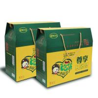 China Custom recycled Corrugated paper Food Boxes Packaging with handle rope for sale