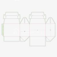 China Recyled E-Flute Corrugated Cardboard Auto Bottom Carrier Boxes Toy Package for sale